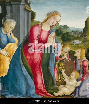 Virgin in Adoration before the Christ Child circa 1615. 977 Peter Paul ...