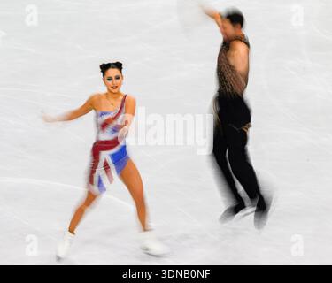 MILAN, ITALY. February 09: FEAR Lilah / GIBSON Lewis (GBR) compete in ...
