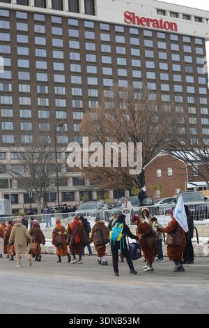 Arlington VA Feb 9: Walk for Peace continues in Pentagon City on ...