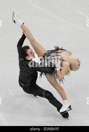 (260209) -- MILAN, Feb. 9, 2026 (Xinhua) -- Laurence Fournier Beaudry ...