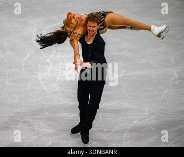 MILAN, ITALY. February 09: CHOCK Madison / BATES Evan (USA) compete in ...