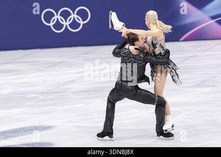 Olivia Smart and Tim Dieck of Team Spain perform during a Figure ...