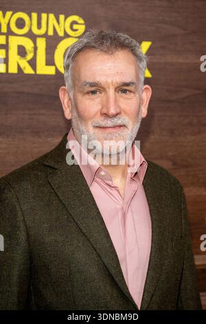 Matthew Parkhill attends the "Young Sherlock" World Premiere at Queen ...