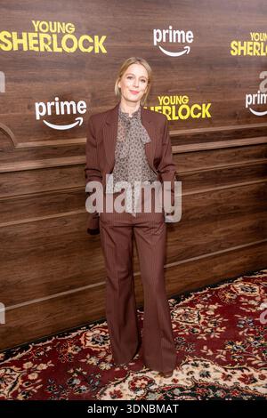 Harriet Creelman attends the "Young Sherlock" World Premiere at Queen ...