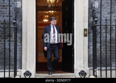 Scottish Secretary Douglas Alexander leaves number 10 after a Cabinet ...