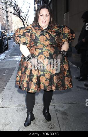 NEW YORK, NY- FEBRUARY 9: Chrissy Metz seen at Sherri on February 9 ...