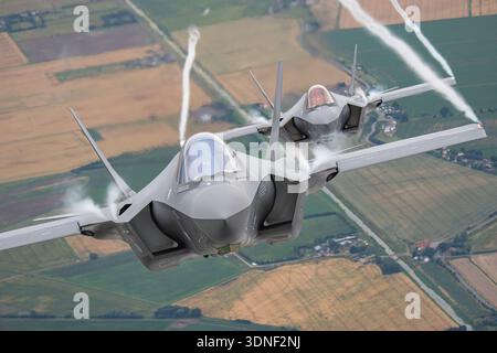 Cross section modern jet engine intricate turbine stages compressor ...