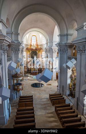 Piarist Church of the Finding of the Holy Cross, Litomysl, Czech ...
