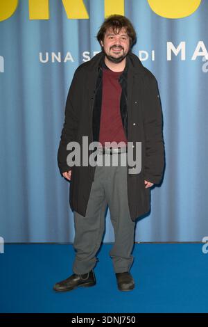Francesco Russo attends the blu carpet of premiere of HBO tv series ...