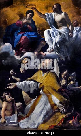 Coronation of the Virgin - Giovanni Lanfranco Stock Photo - Alamy