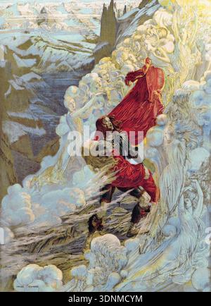 This painting depicts the mythical scene from Homer’s Odyssey, where ...