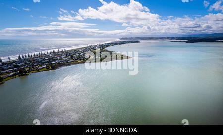 Ohope Beach and Lagoon, New Zealand Stock Photo - Alamy