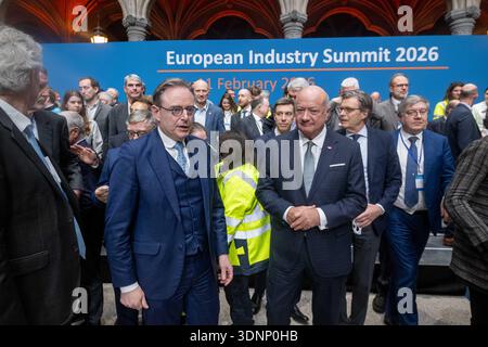 Austrian Chancellor Christian Stocker, Prime Minister Bart De Wever and ...