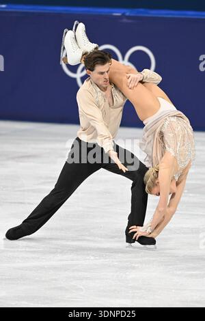 Phebe BEKKER & James HERNANDEZ (GBR) fan, during Ice Dance Free Dance ...
