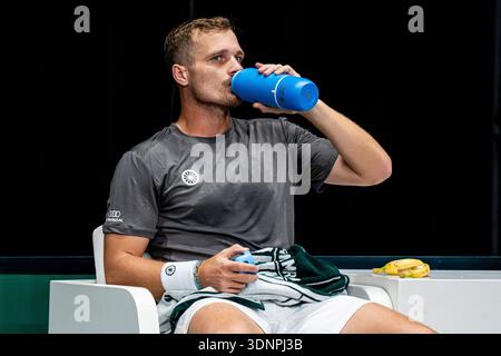 ROTTERDAM, NETHERLANDS - FEBRUARY 11: Bart Stevens competing during Day ...