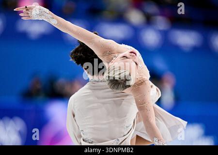 Phebe BEKKER & James HERNANDEZ (GBR), during Ice Dance Free Dance, at ...