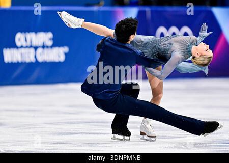 Holly HARRIS & Jason CHAN (AUS), during Ice Dance Free Dance, at the ...