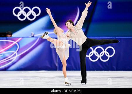 Phebe BEKKER & James HERNANDEZ (GBR), during Ice Dance Free Dance, at ...