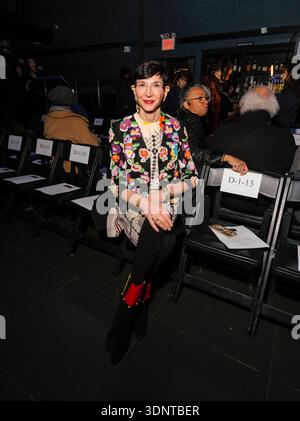 Amy Fine Collins during the Frederick Anderson Fall 2026 Collection ...