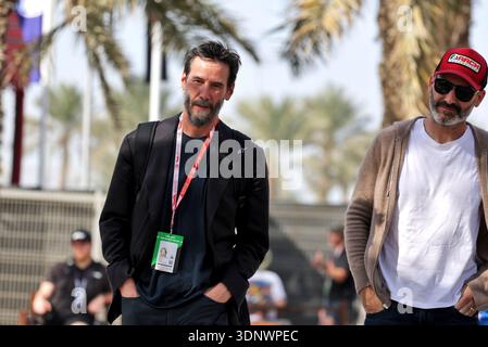 Sakhir, Bahrain, 12 Feb 2026, Keanu Reeves, famous movie star attending ...