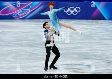 MILAN, ITALY. February 11: LOPAREVA Evgeniia / BRISSAUD Geoffrey (FRA ...