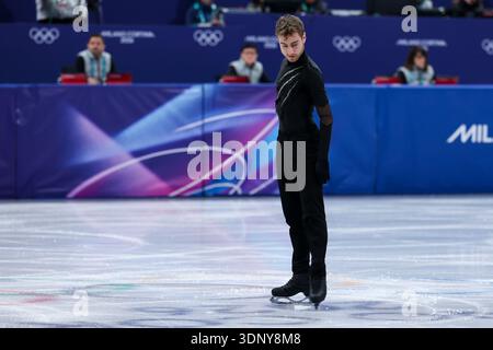 Matteo Rizzo of Italy competes during the Figure Skating Men Single ...