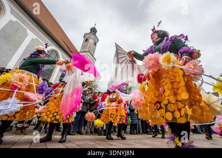 12 February 2026, Bavaria, Dietfurt: A Chinese dragon can be seen in ...