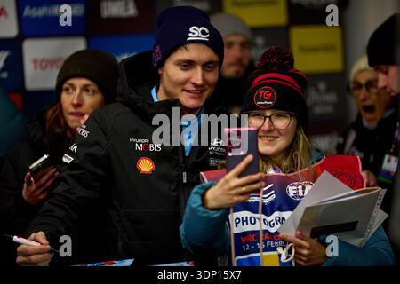 Adrien Fourmaux of the Hyundai Shell Mobis World Rally Team, from ...