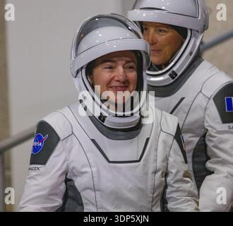 Photos of the NASA SpaceX Crew 12 Walkout Neil Armstrong O&C Building ...