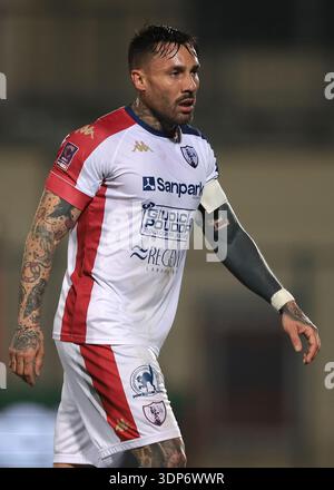 Alessandria, Italy, 12th February 2026. The Referee Ciro Aldi reacts ...