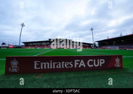 13th February 2026; SToK Cae Ras Stadium, Wrexham, Wales; FA Cup ...