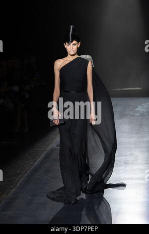 Models walk the Zang Toi NYFW FW26 Fashion Show in New York, NY on ...