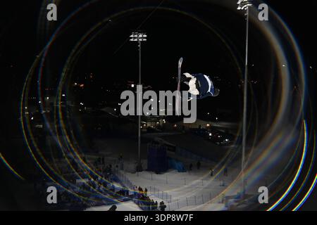 Ayumu Hirano from Japan during the Winter Olympic Games, Milano Cortina ...