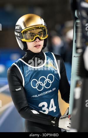 Valentin Foubert ( Frankreich ), Ski Jumping Men Long Hill, Milano ...