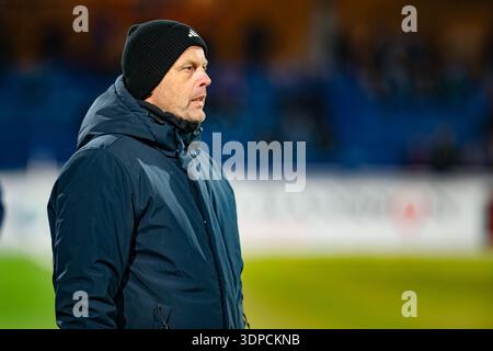 Vejle Head Coach Claus Noergaard during the Super League match between ...
