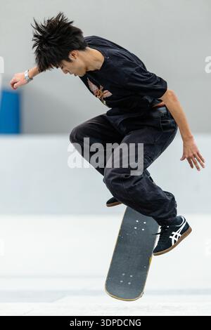 Kairi Netsuke of Japan competes during the men quarterfinals at the ...