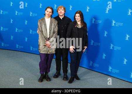 Seidi Haarla, Rupert Grint, Hanna Bergholm attending the photocall of ...