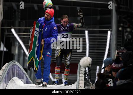 Nicole Burger (RSA) during the Olympic Winter Games Milano-Cortina 2026 ...