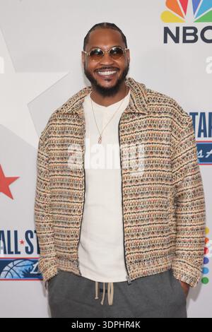 Carmelo Anthony attends the 'LA Clippers & Comcast NBCUniversal's NBA ...