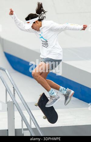 Ginwoo Onodera of Japan competes during the men quarterfinals at the ...
