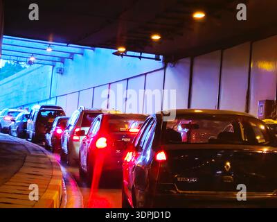 Cairo, Egypt, February 3 2026: The Al-Azhar Tunnel, a major 2.65 ...