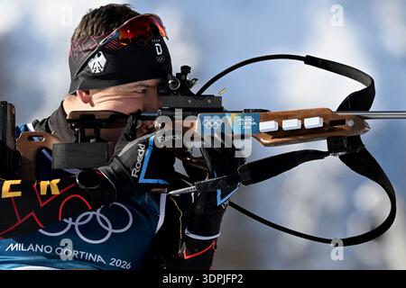 15 February 2026, Italy, Antholz: Olympia, Olympic Winter Games Milan ...
