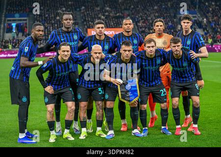 Milano, Italy. 14th, February 2026. Emil Holm of Juventus seen during ...