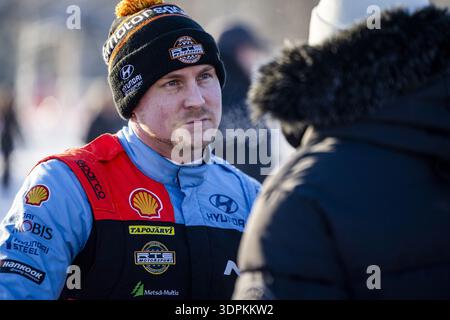 LAPPI Esapekka, MALKONEN Enni, Hyundai I20 Rally1, portrait during the ...