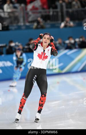 LAMARCHE Beatrice (CAN) during Speed Skating, Olympic Winter Games ...