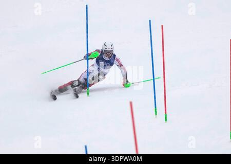 Bormio, Italy 20260216. Henrik Kristoffersen (NOR) in action in the men ...