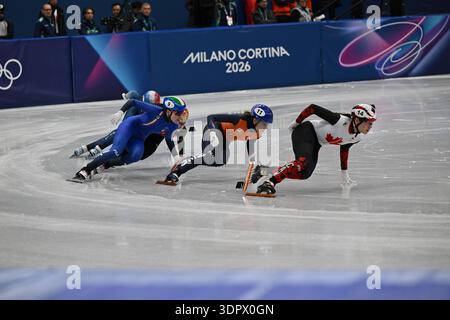 Michelle Velzeboer from Netherlands during the Winter Olympic Games ...
