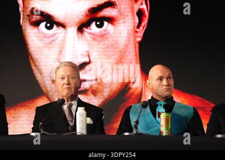 Boxing promoter Frank Warren during a press conference at the Tottenham ...