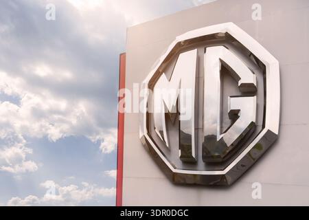 MG as a car brand or automotive brand in transport and mobility MG as a ...