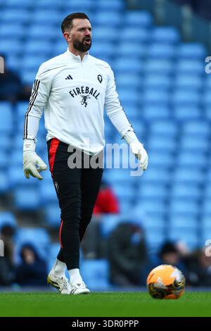 Mark Howard, Goalkeeper of Salford City during the Manchester City v ...